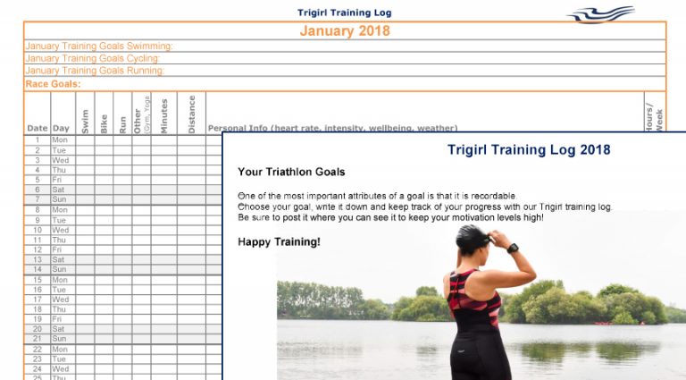 Triathlon Training Log - tips that help you stick to your goals